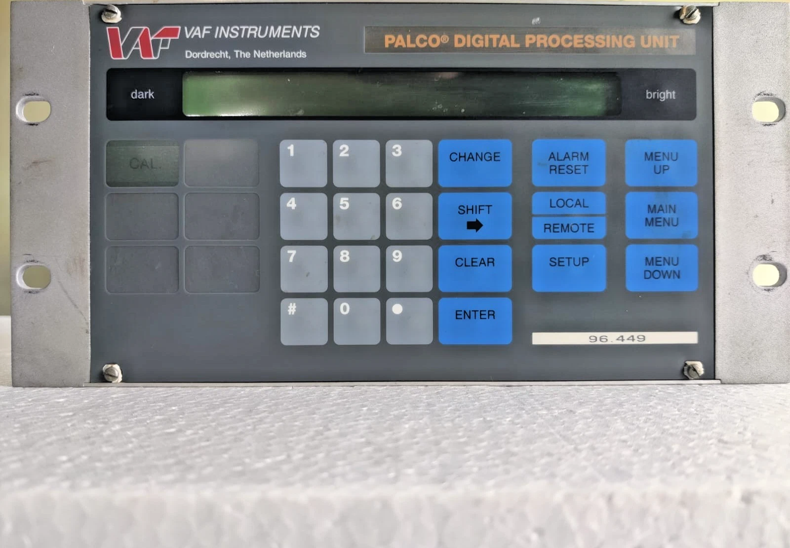 VAF INSTRUMENTS PALCO DIGITAL PROCESSING UNIT